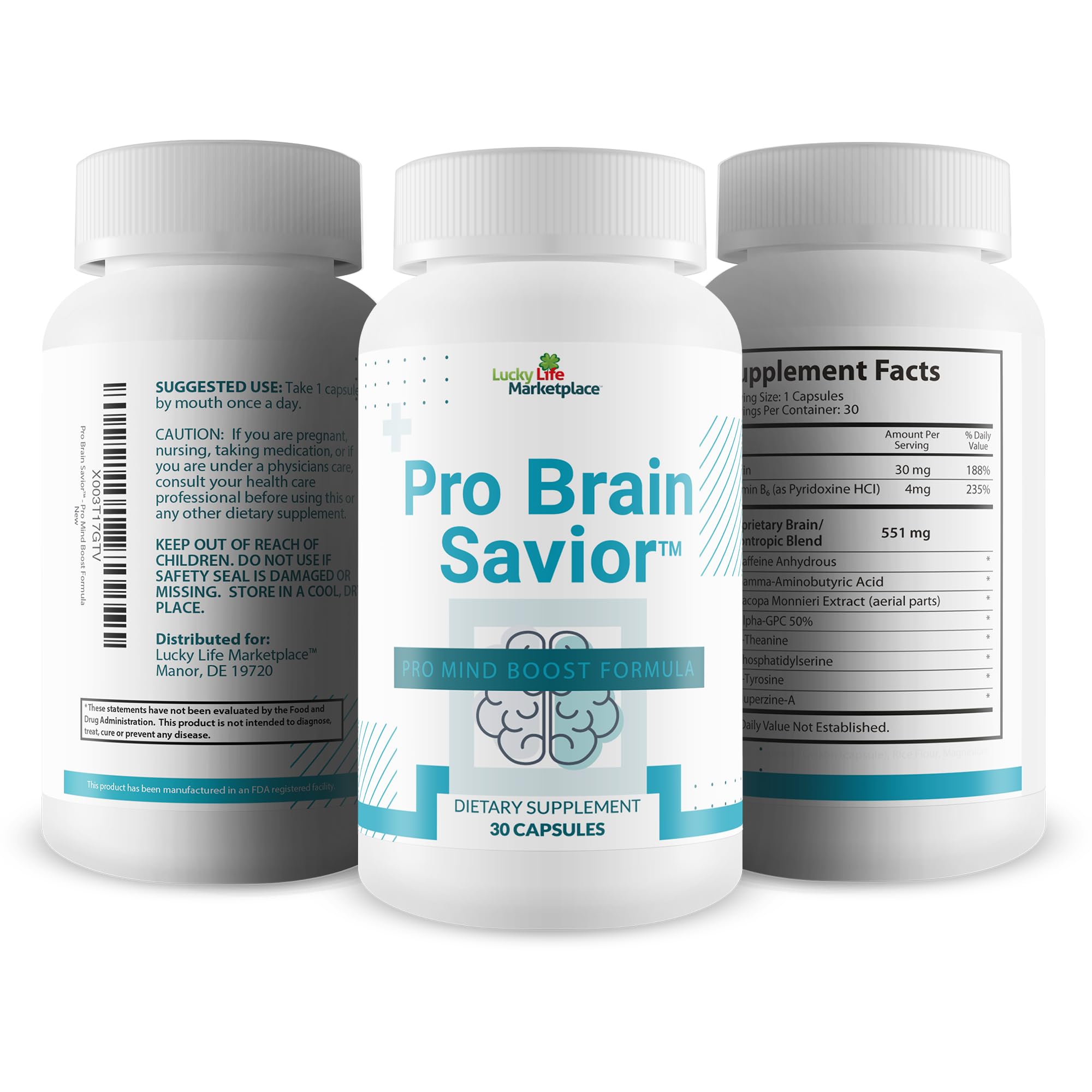 Pro Brain Savior energy and focus booster