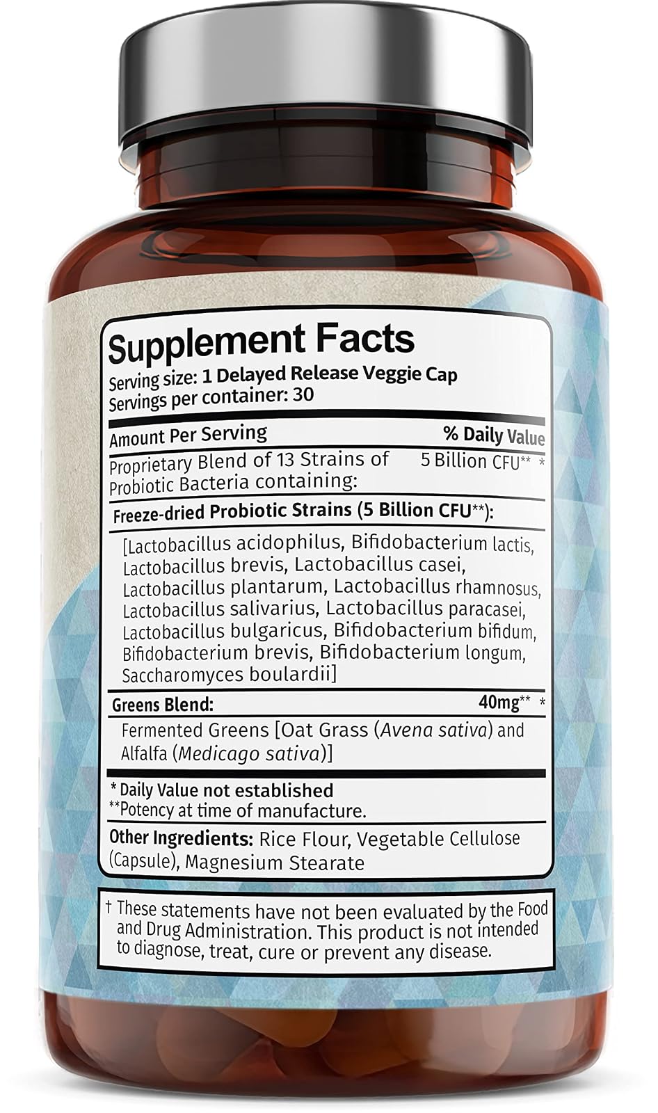 Pro-Daily Probiotic capsules for wellness