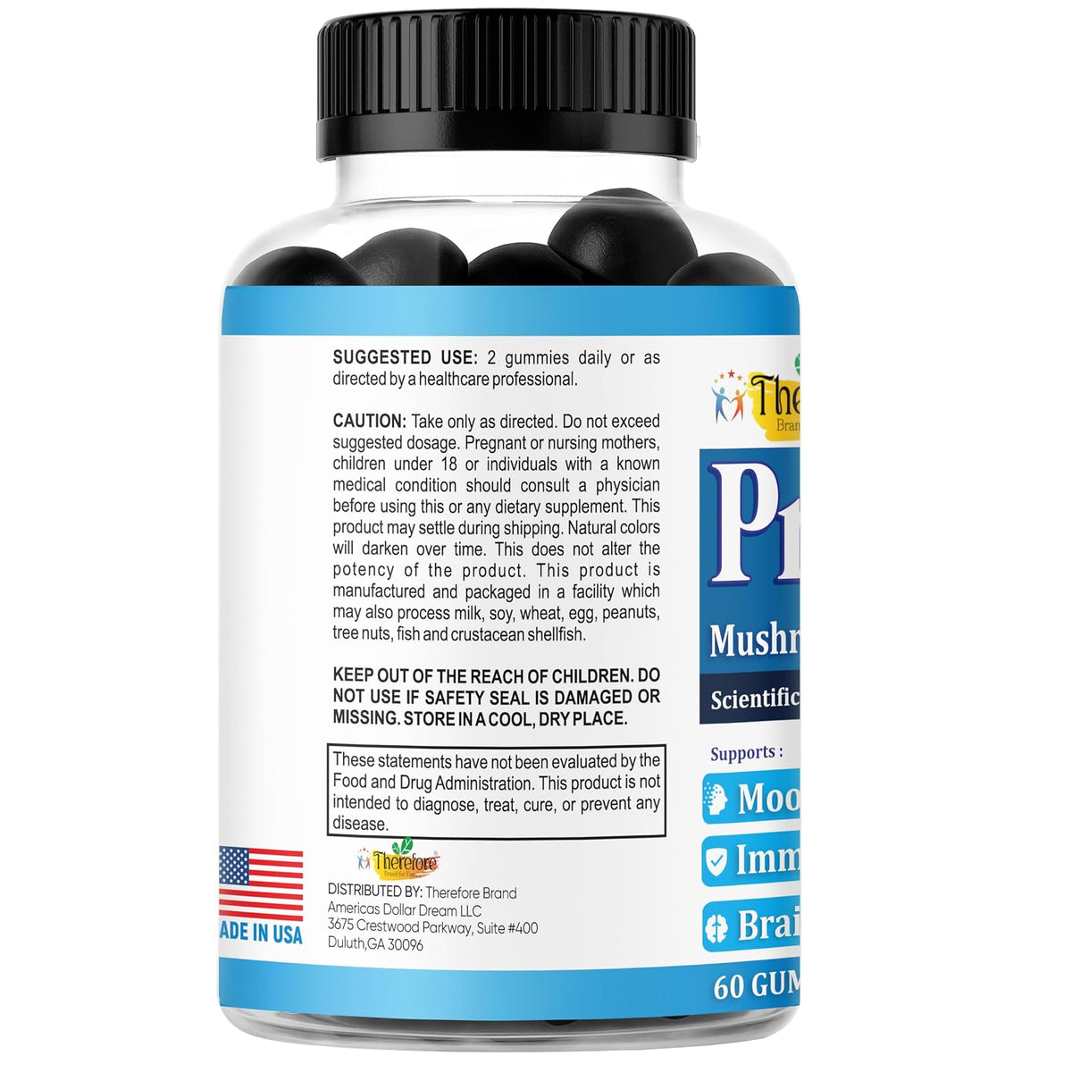 Pro-Focus mushroom blends for focus