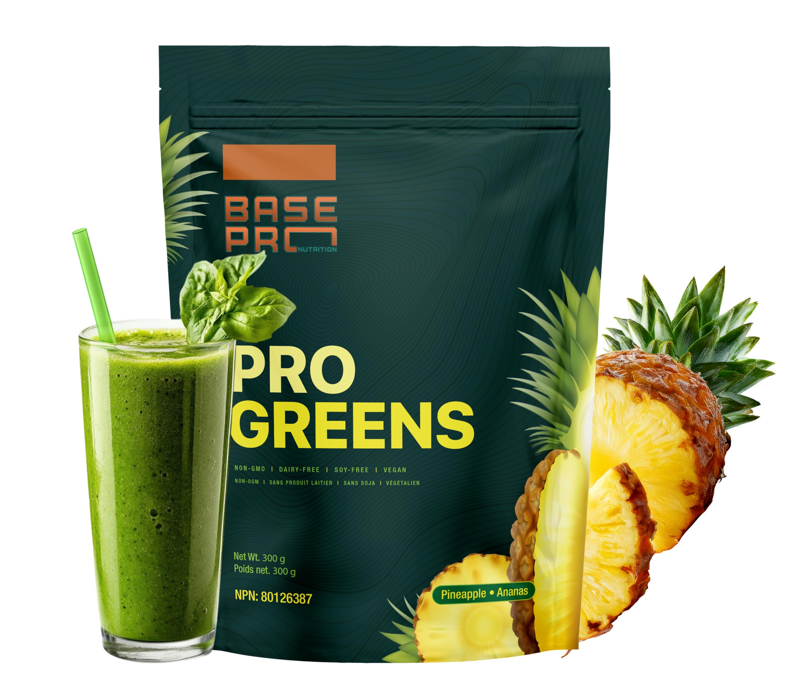 Pro Greens pineapple greens powder