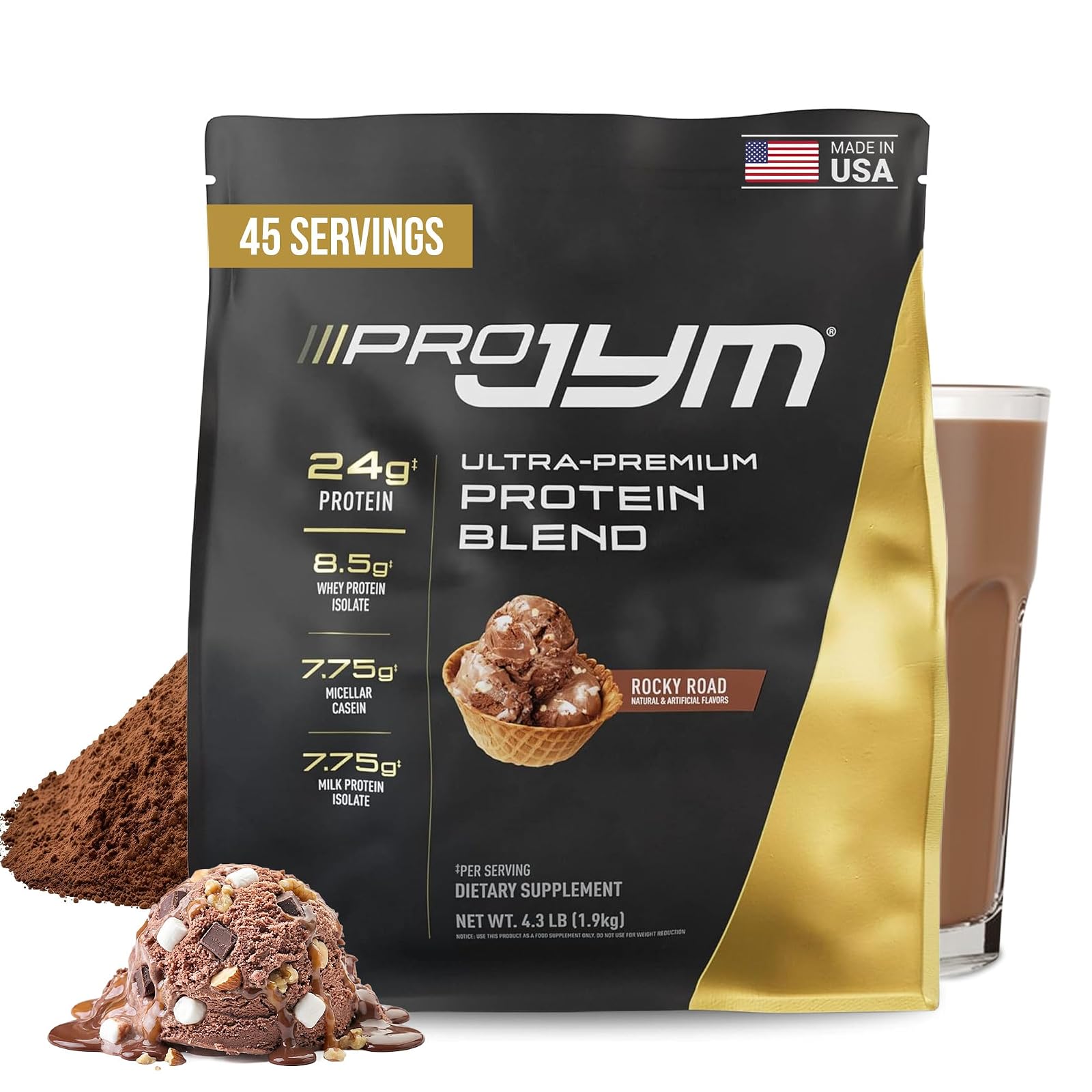 Pro JYM whey protein for muscle gain