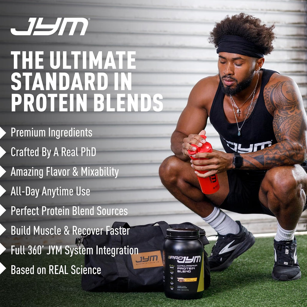 Pro JYM whey protein for post-workout