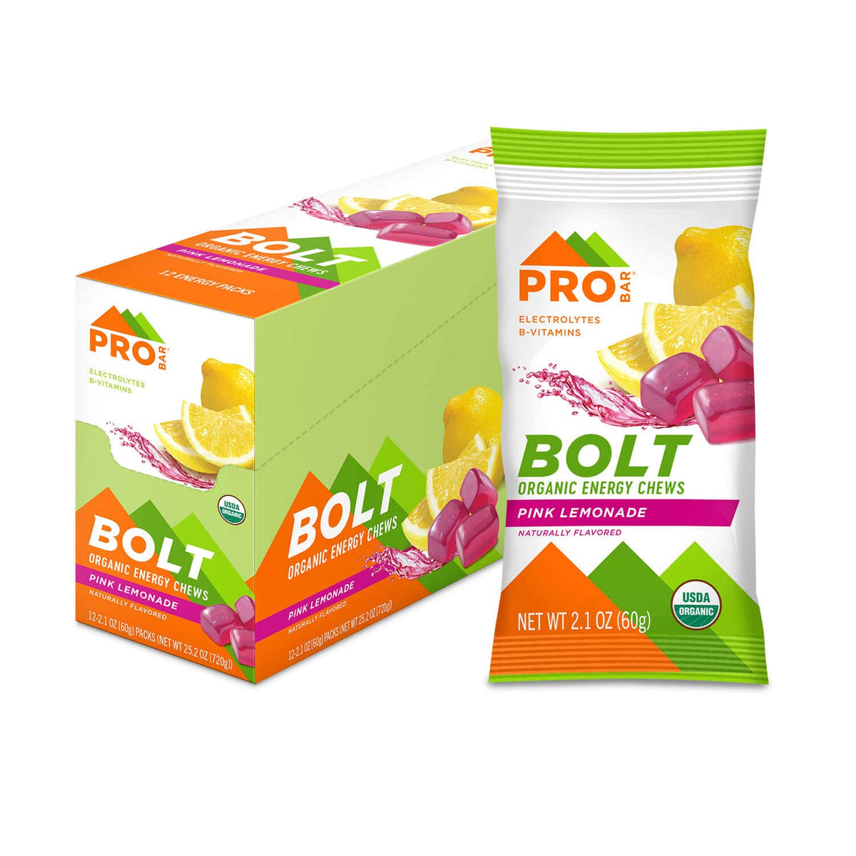 PROBAR Bolt Energy Chews Pink Lemonade flavour