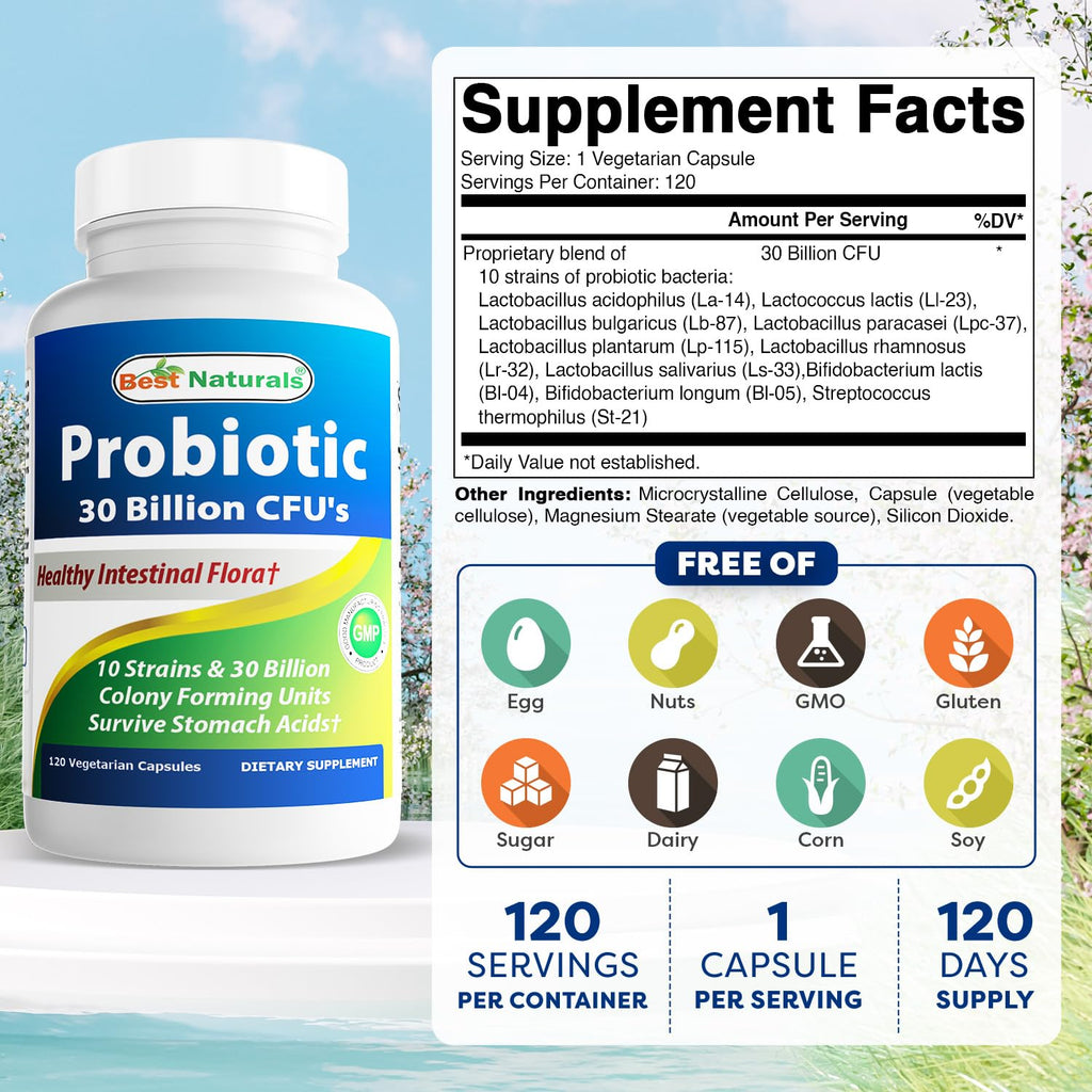 Probiotic 10 strains for digestive balance