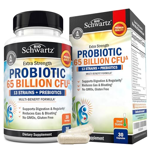 probiotic 65 billion CFUs for digestive health
