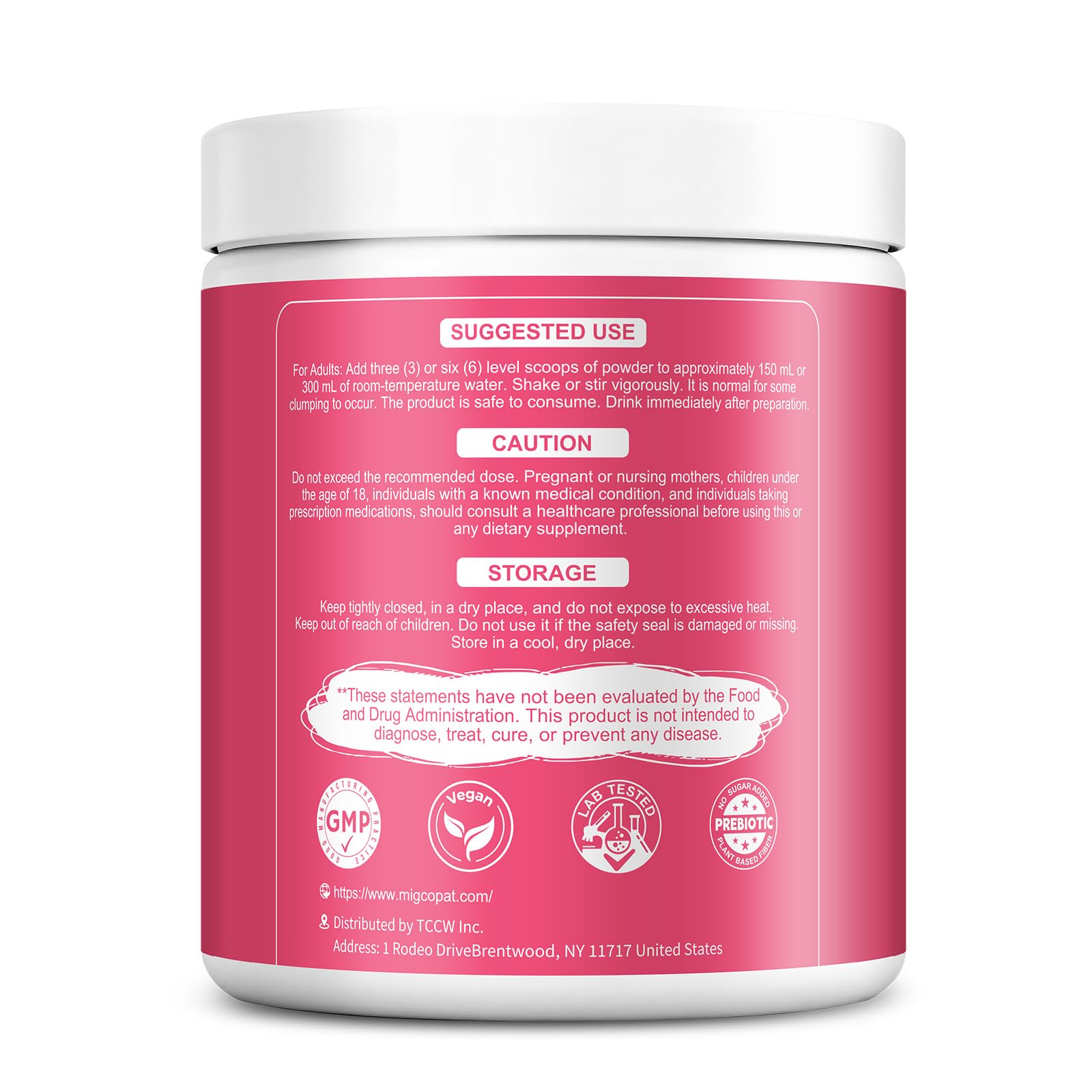 probiotic benefits of fiber powder