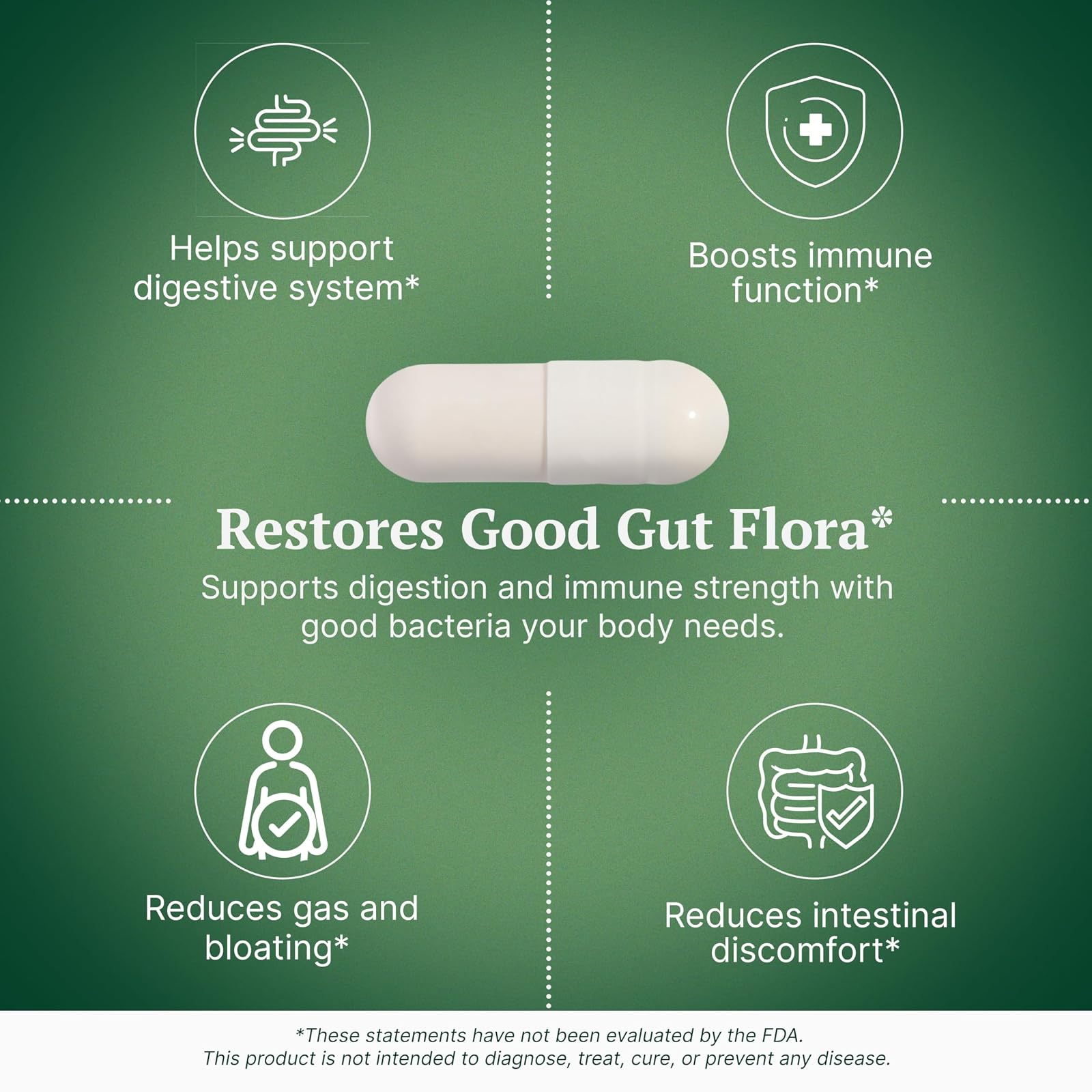 probiotic blend for balanced flora