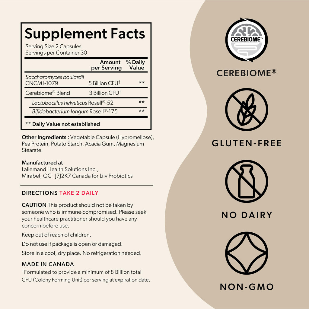 Probiotic blend for emotional well-being
