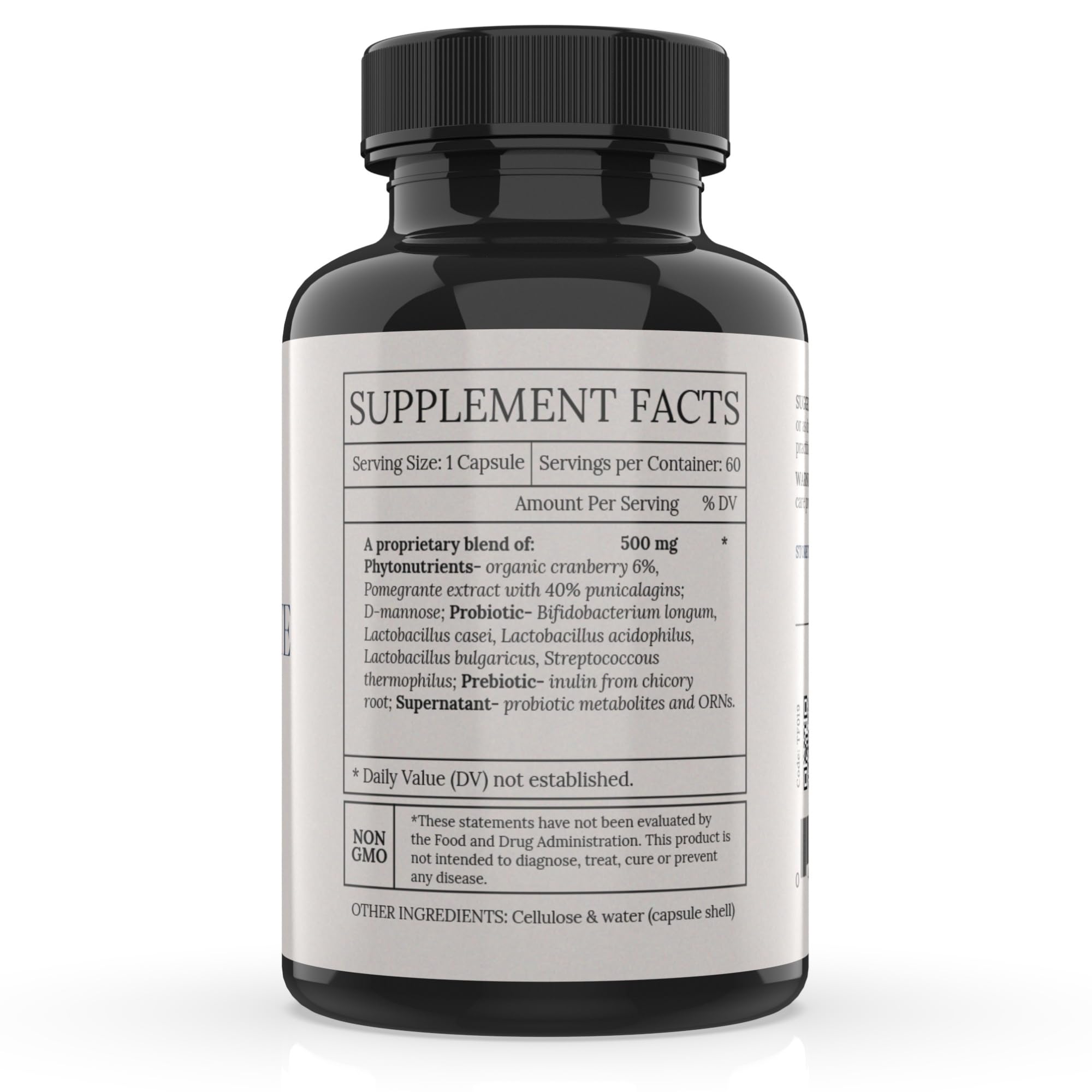 Probiotic blend with cranberry extract