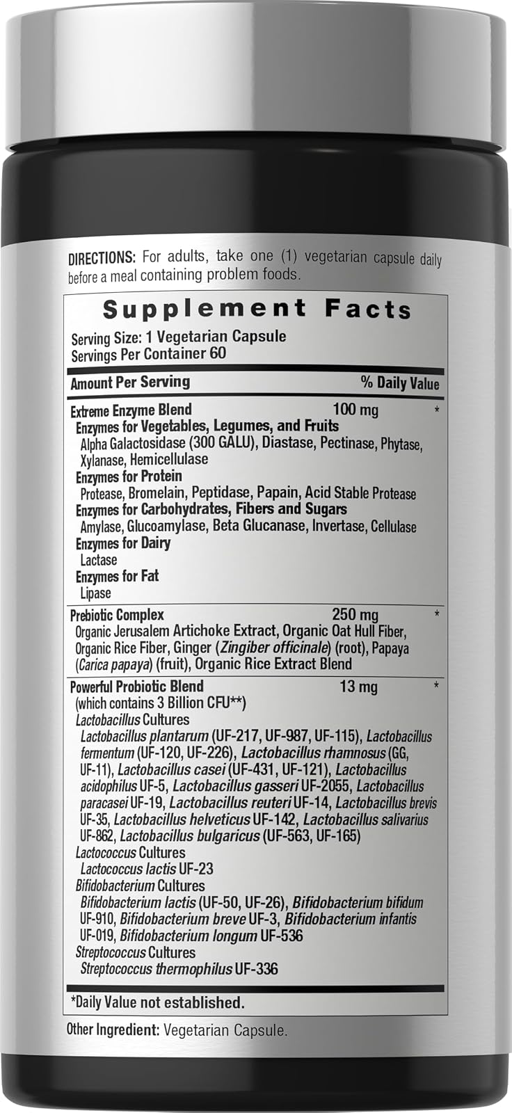 Probiotic capsules for better digestion