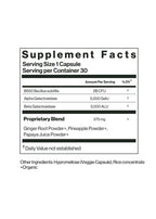 Probiotic capsules for bloating relief