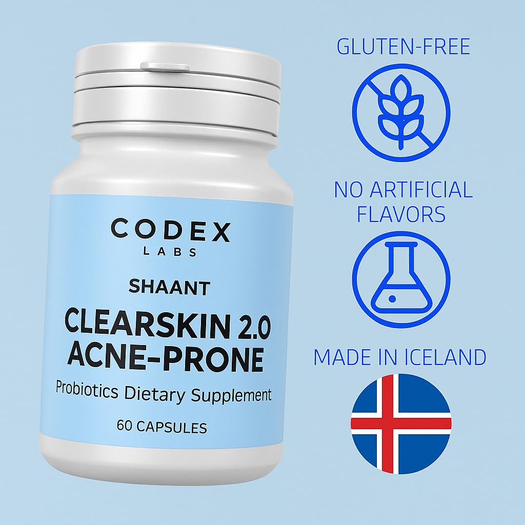 Probiotic capsules for clear complexion