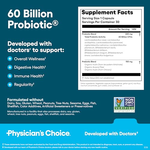 Probiotic capsules for daily balance