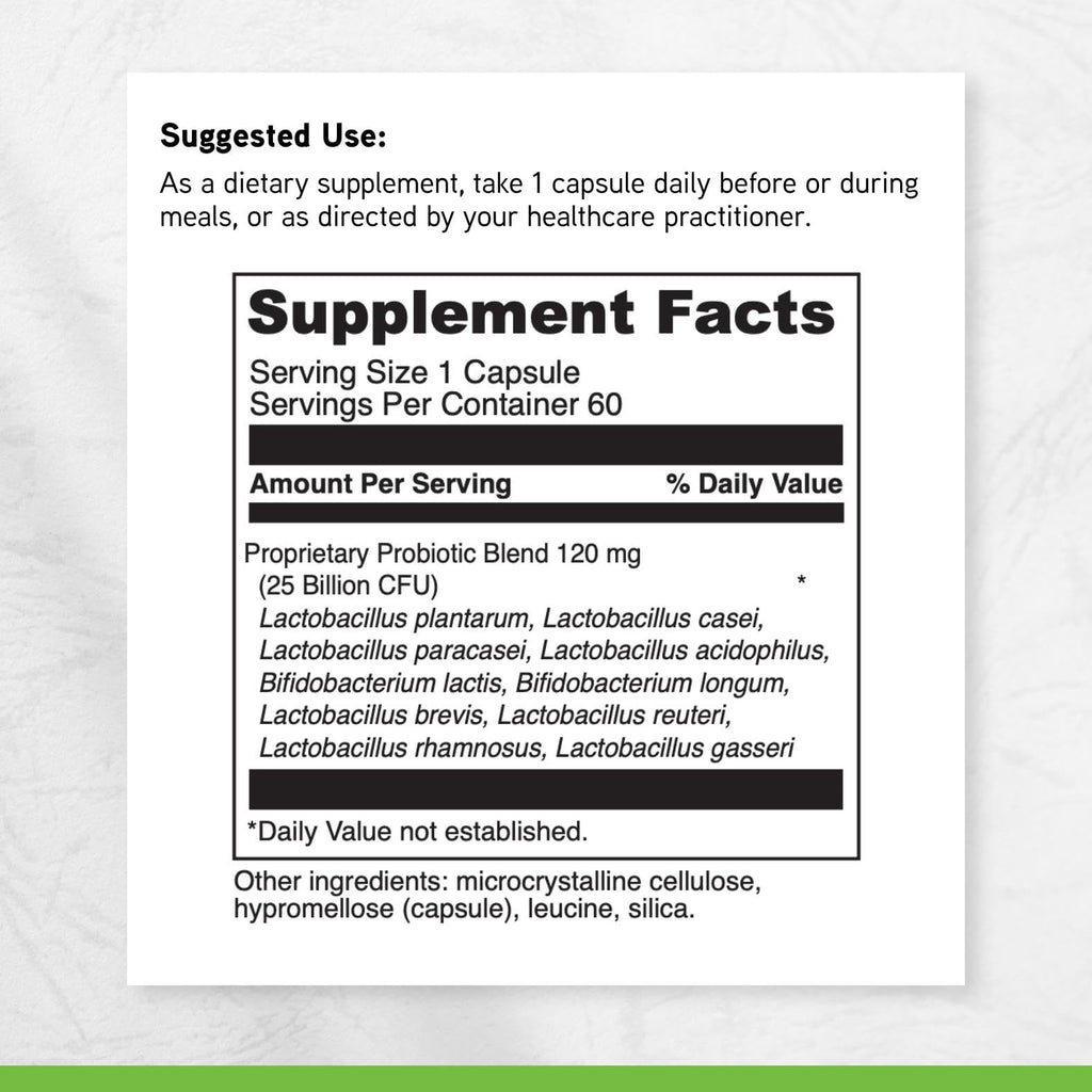 probiotic capsules for daily health boost