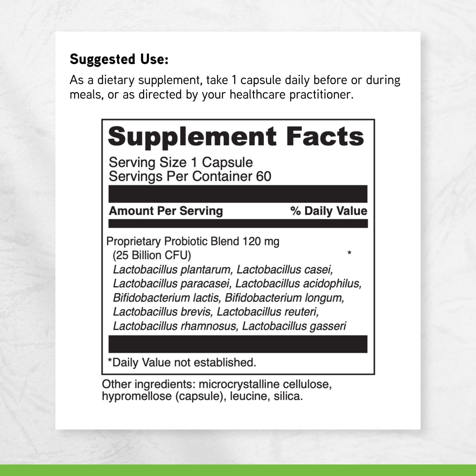 probiotic capsules for daily health boost