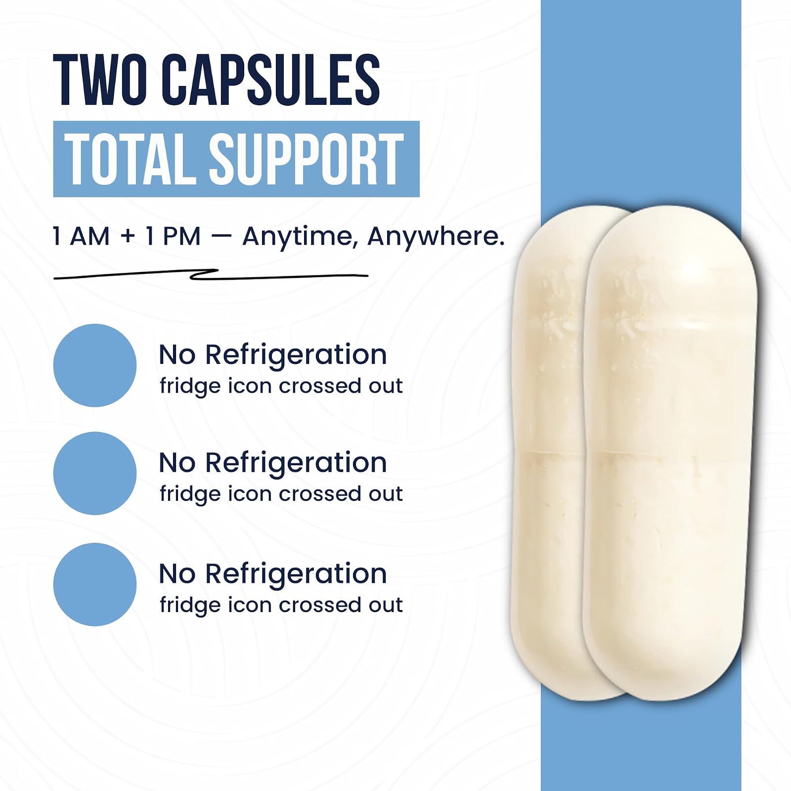 Probiotic capsules for daily wellness