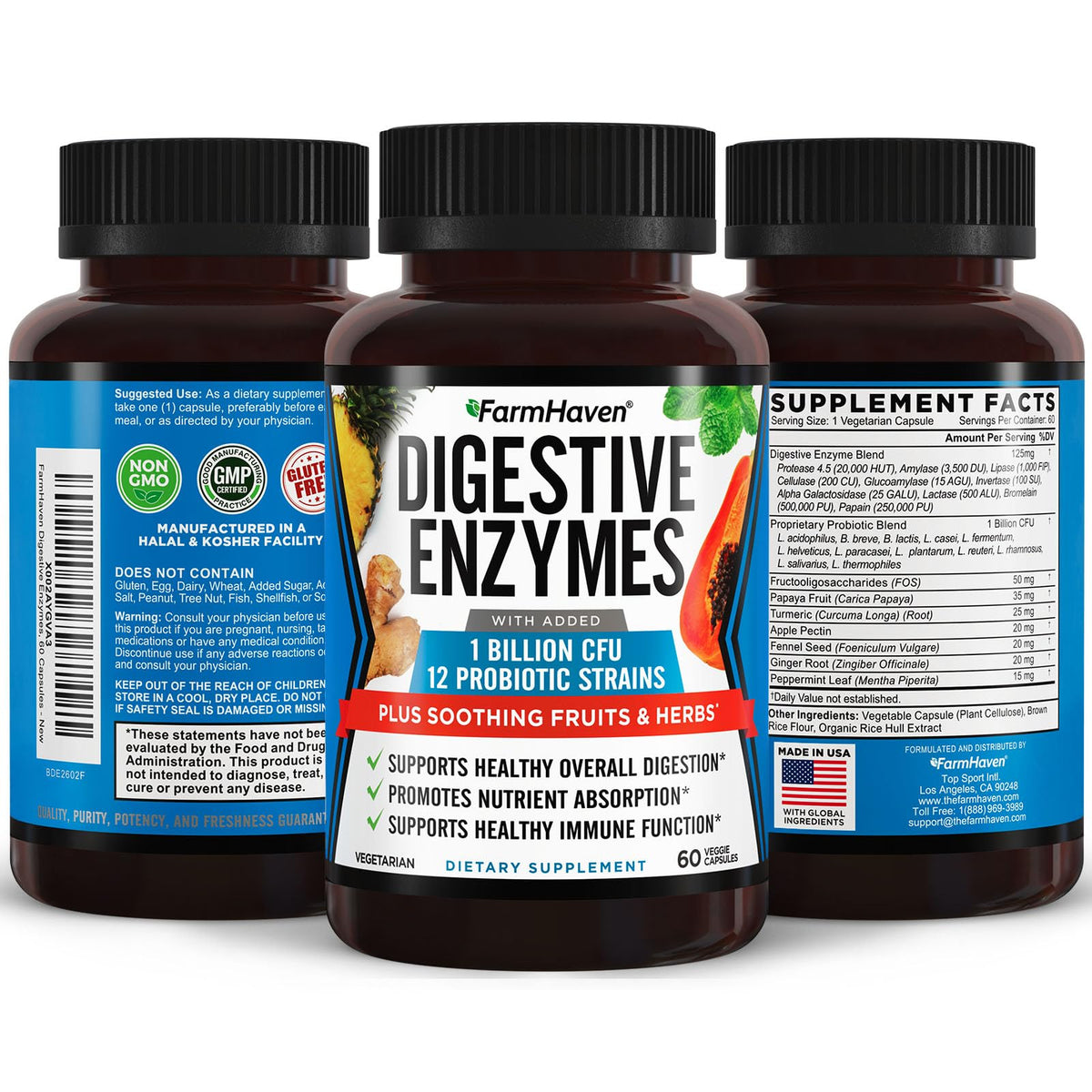 probiotic capsules for digestive support