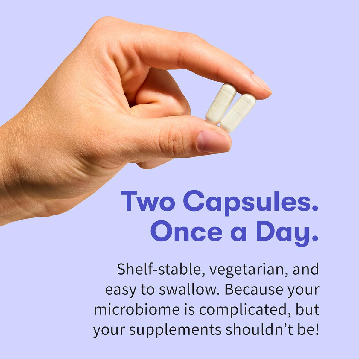 Probiotic capsules for gut balance