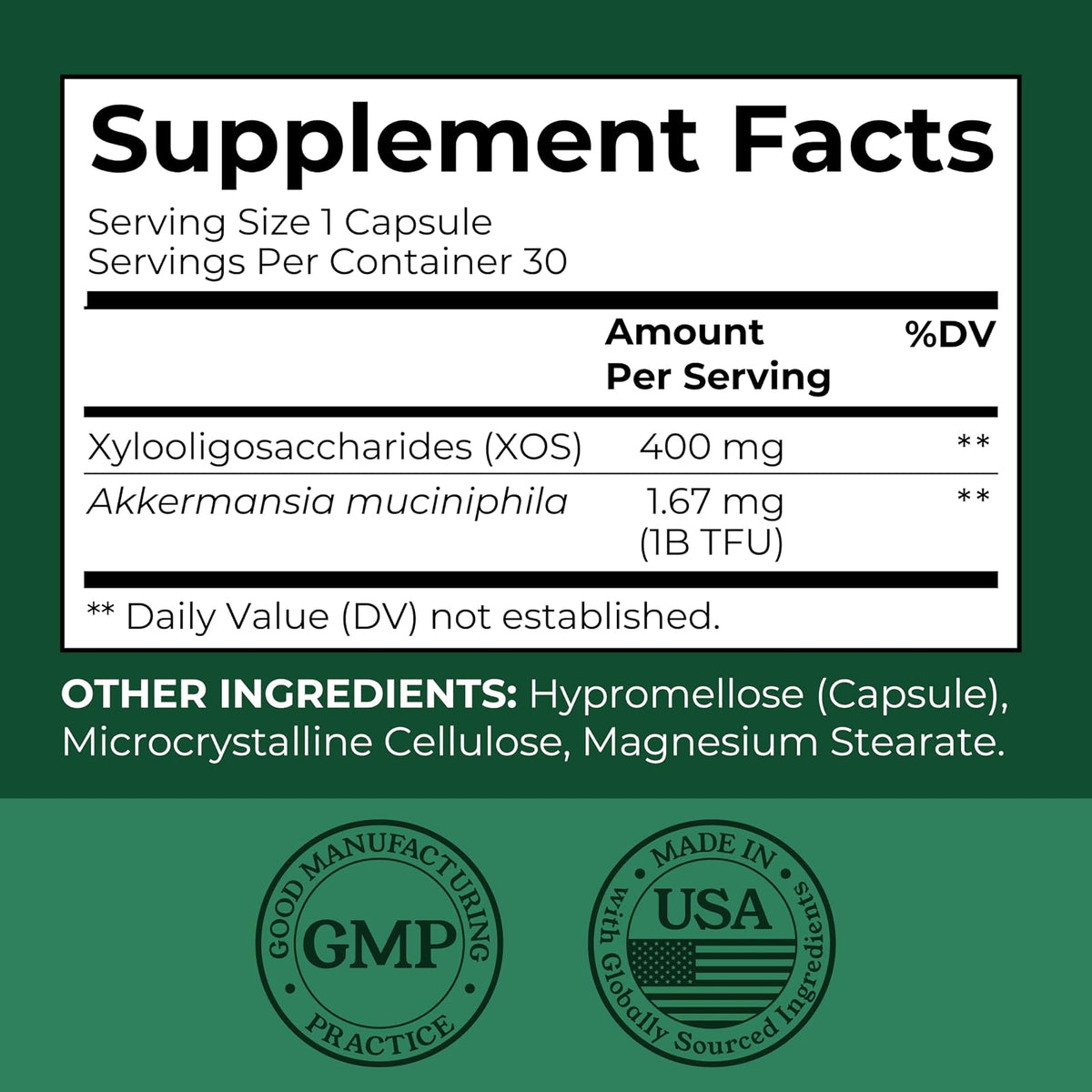 Probiotic capsules for gut balance