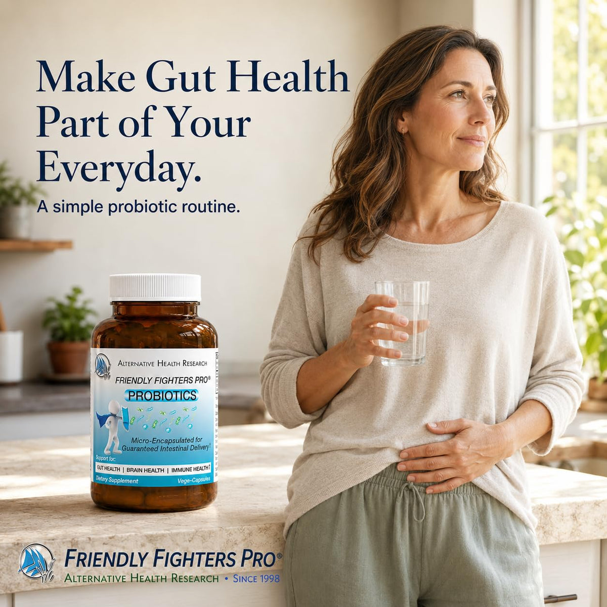 Probiotic capsules for overall health
