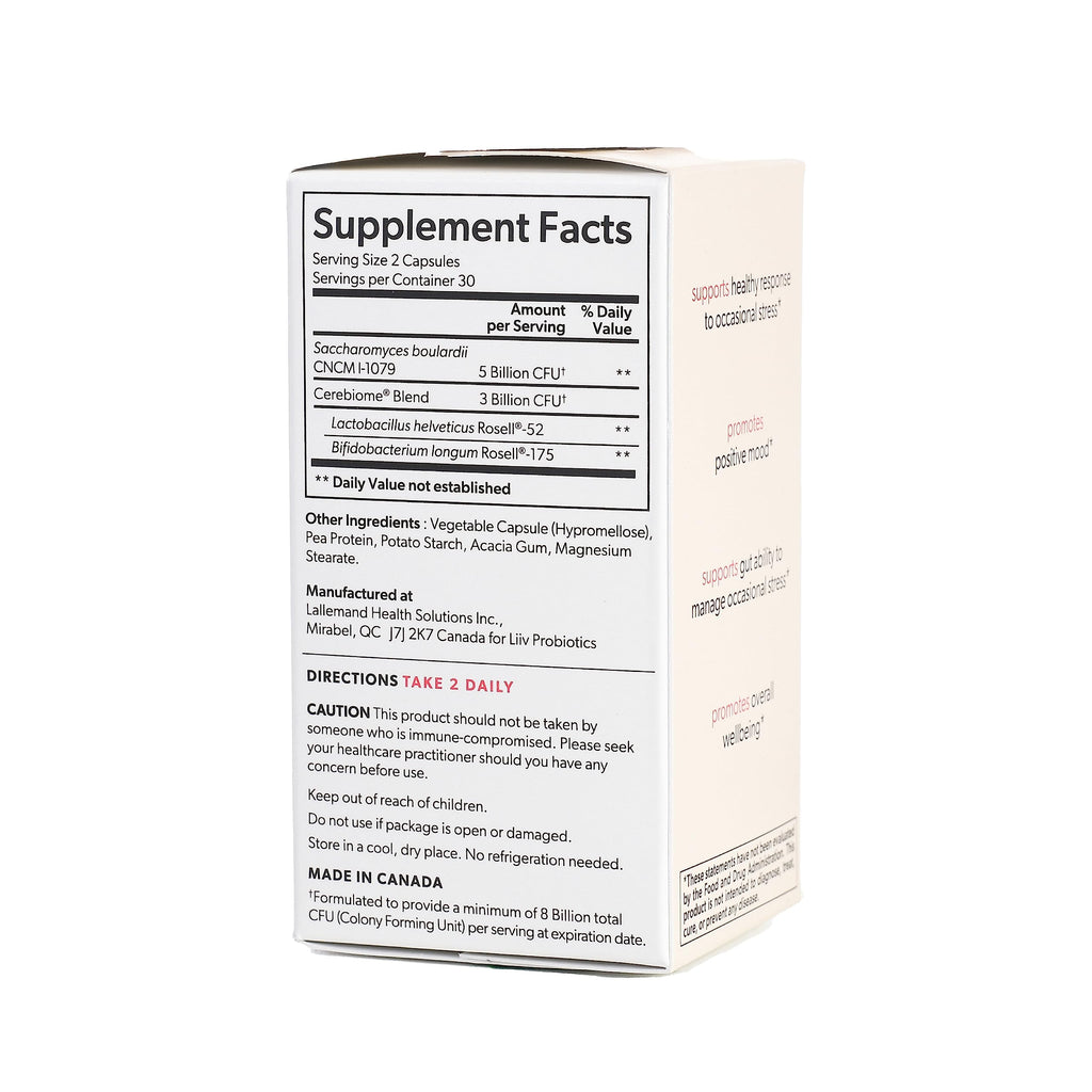 Probiotic capsules for stress relief