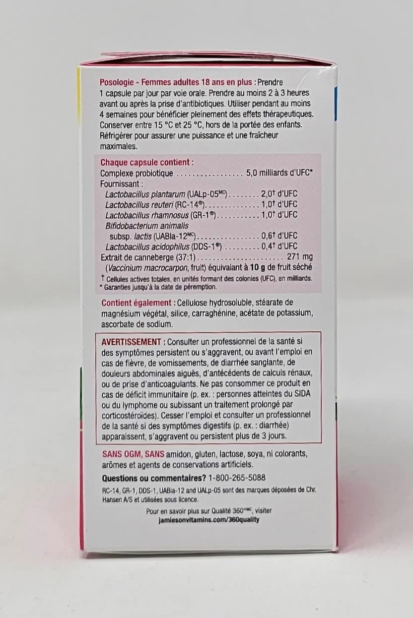 Probiotic capsules for women's wellness