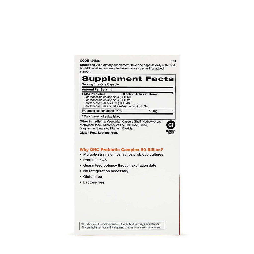 Probiotic complex 50 billion CFUs
