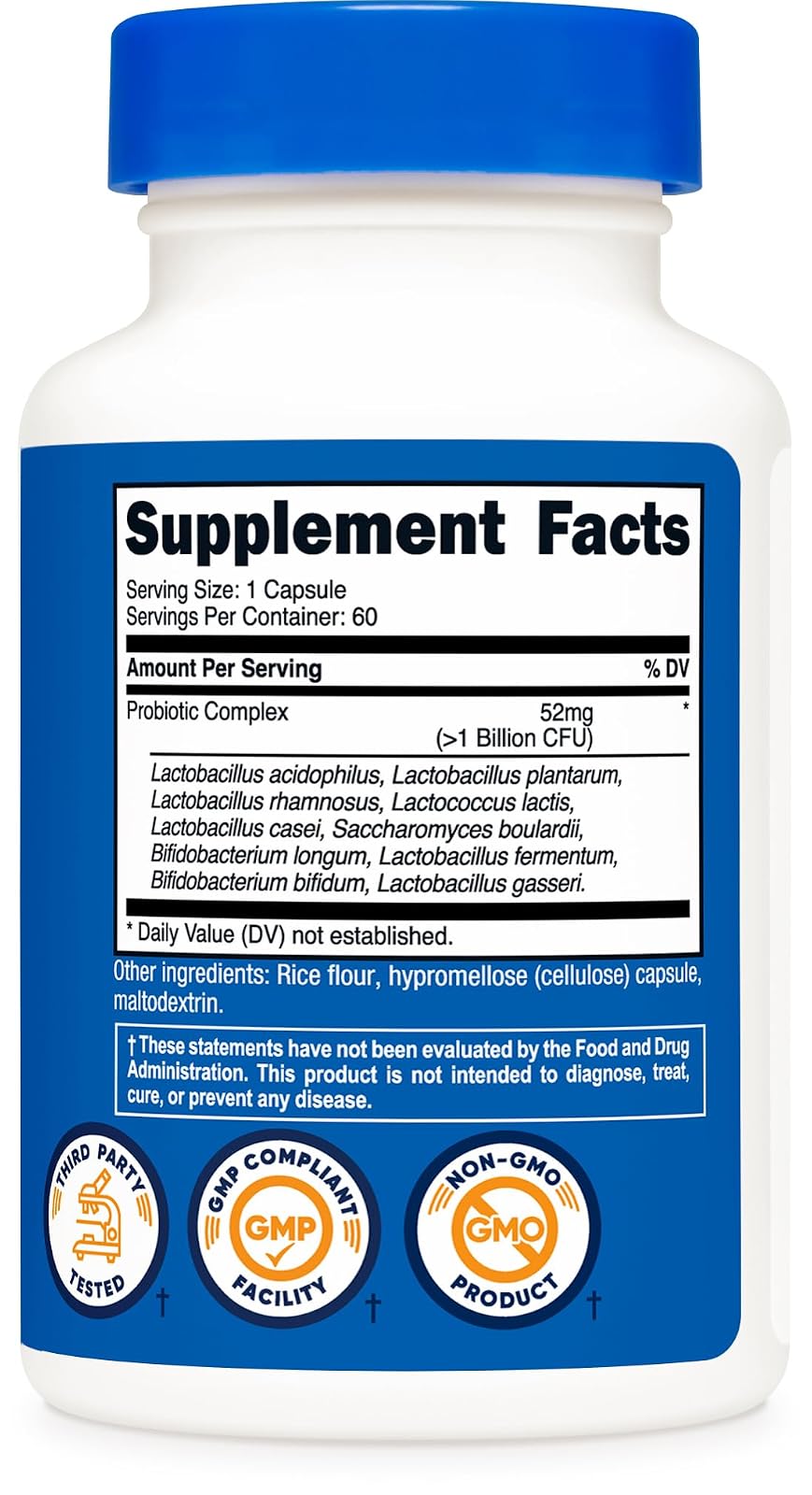 Probiotic complex for daily wellness