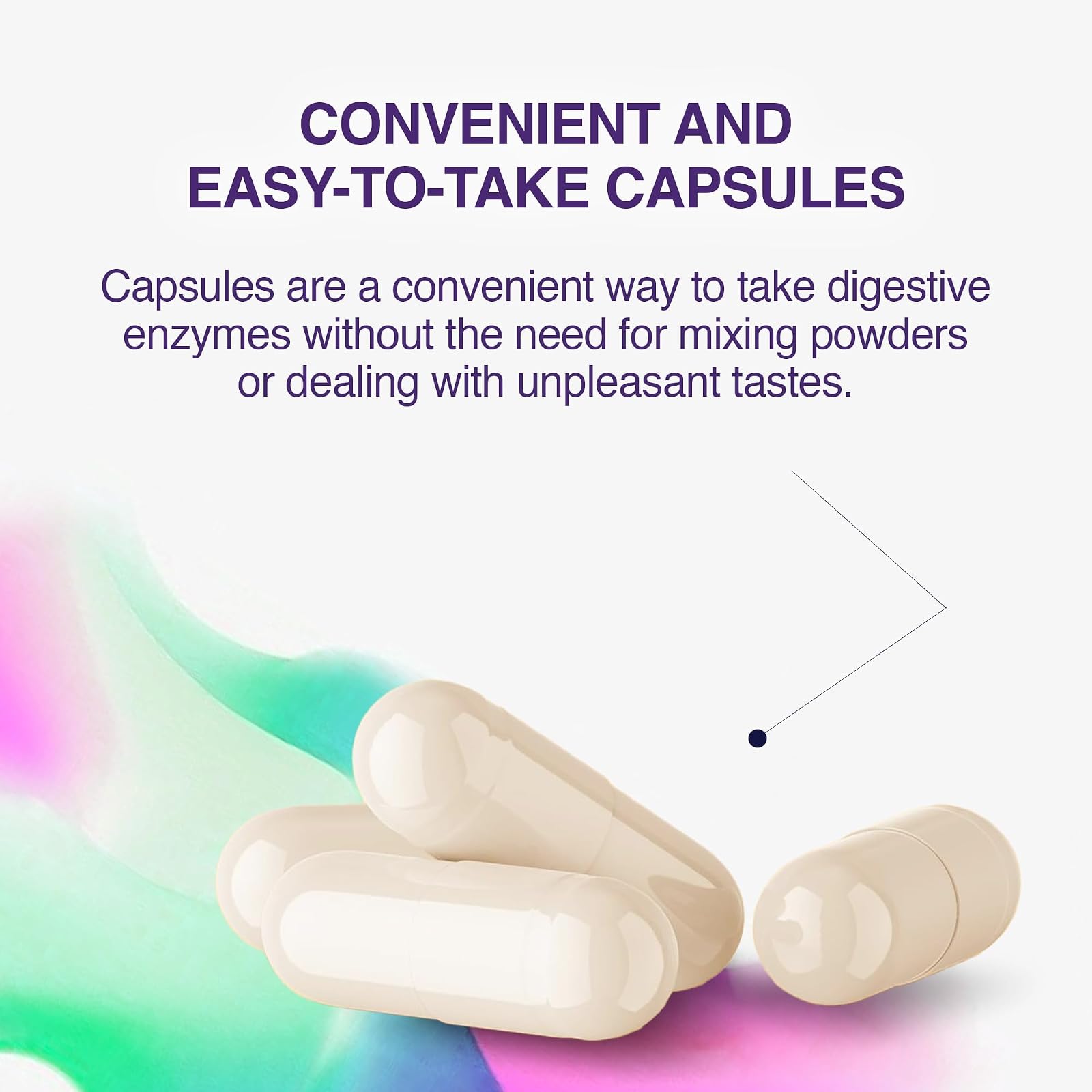 probiotic digestive aid in capsules