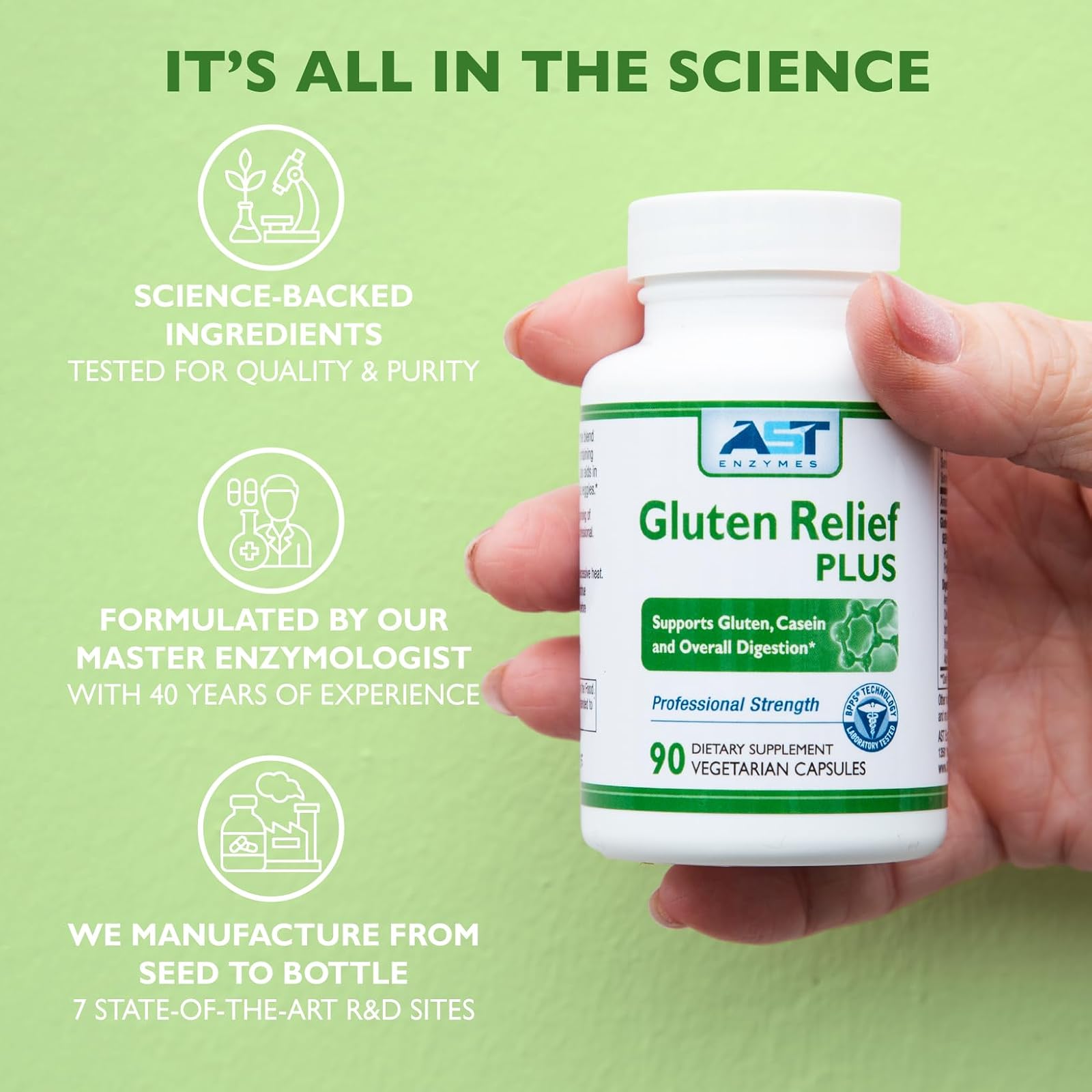Probiotic digestive enzymes for comfort