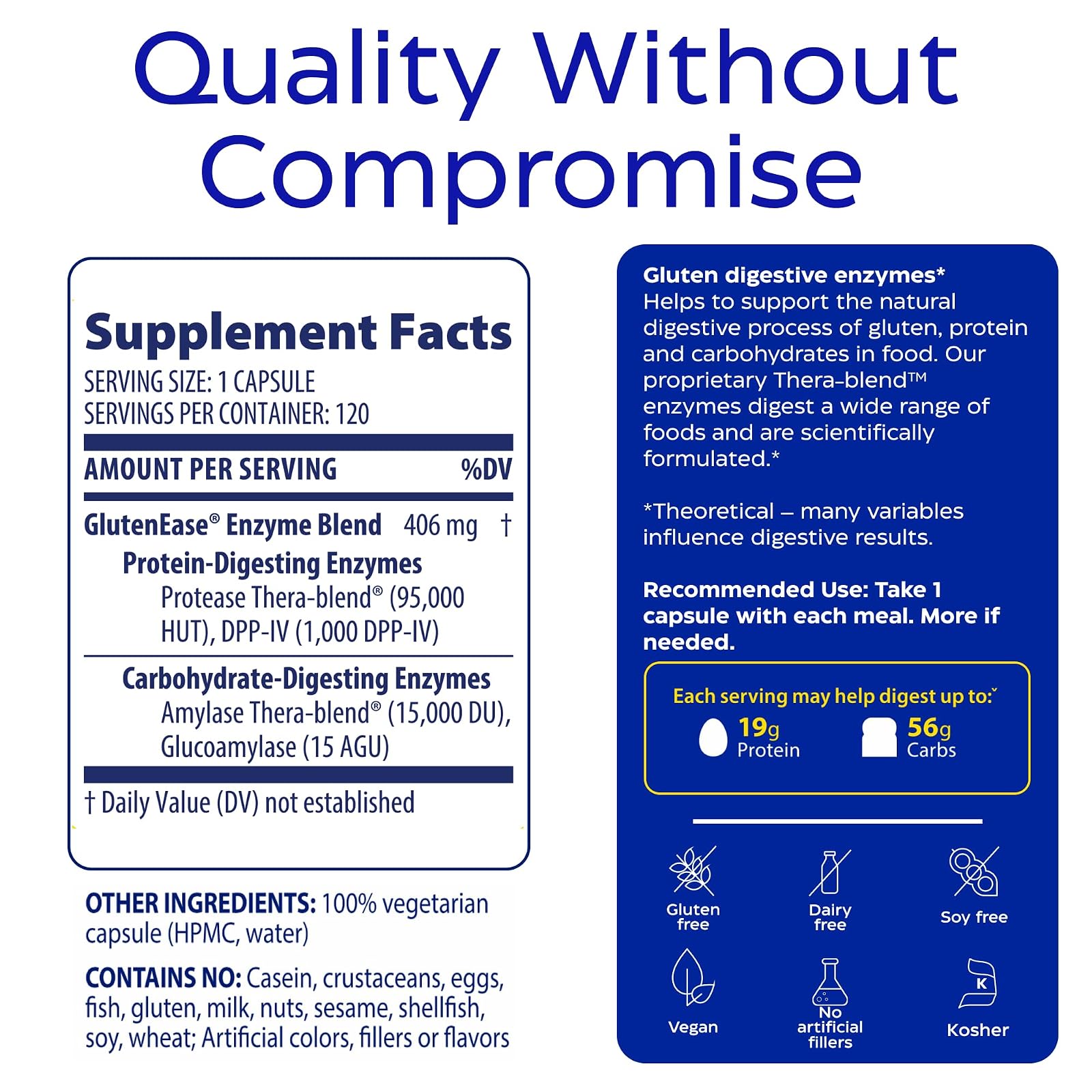 Probiotic digestive enzymes for wellness