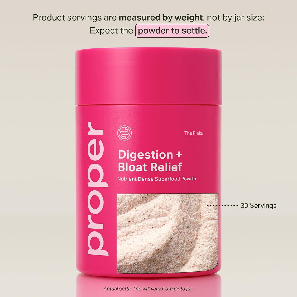 Probiotic drink mix for bloating relief