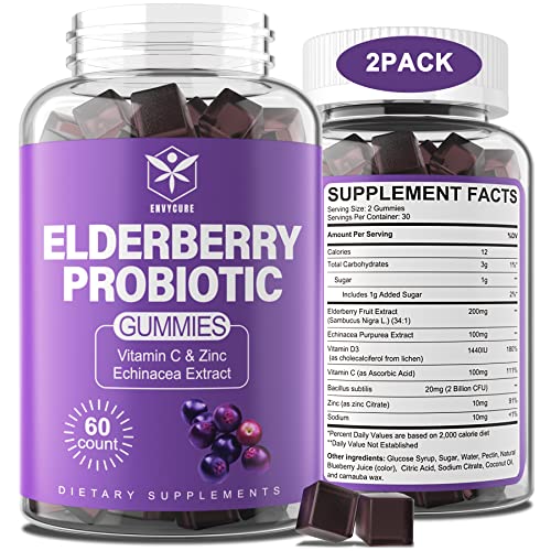 probiotic elderberry gummy supplements