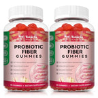 Probiotic fiber gummies for digestion