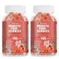 Probiotic fiber gummies for digestion