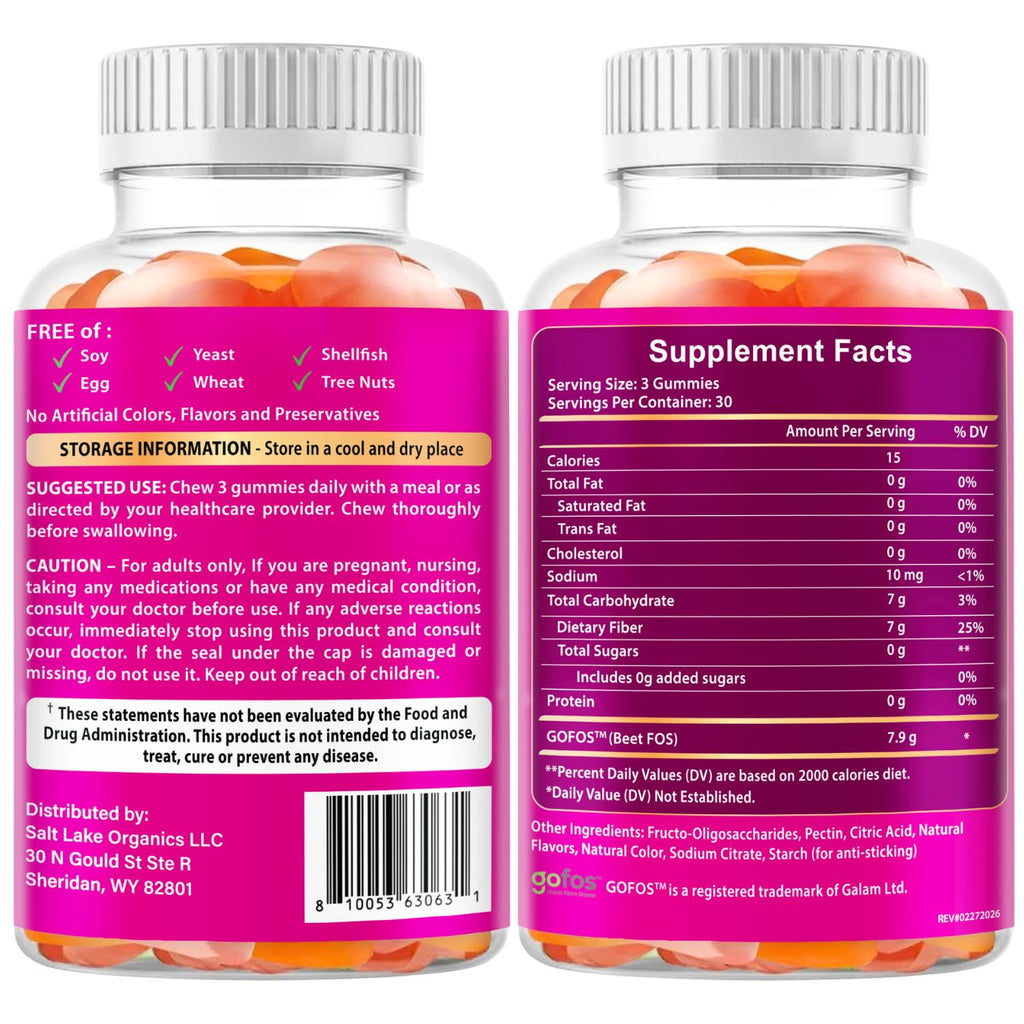 probiotic fiber gummies for improved digestion