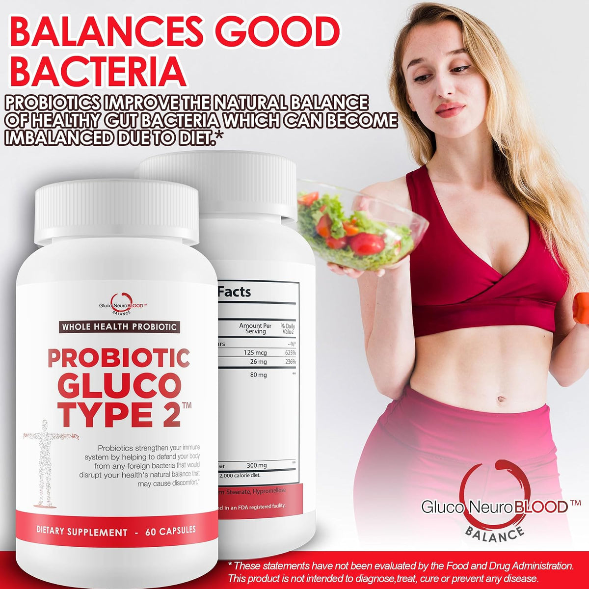 Probiotic Gluco Type 2 for gut health
