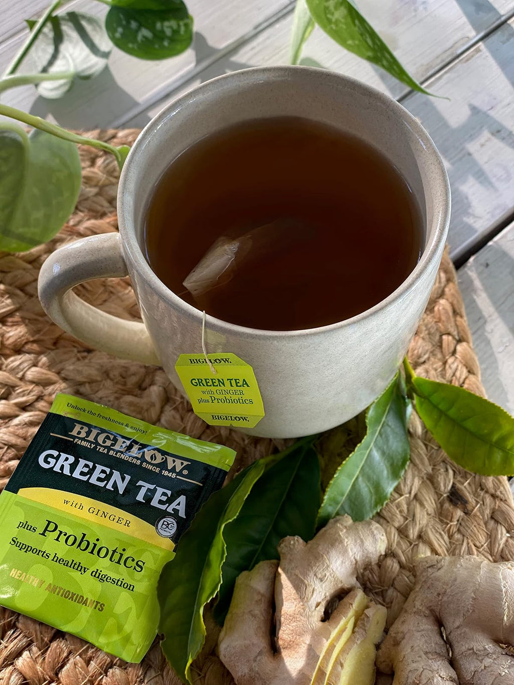 probiotic green tea for digestion