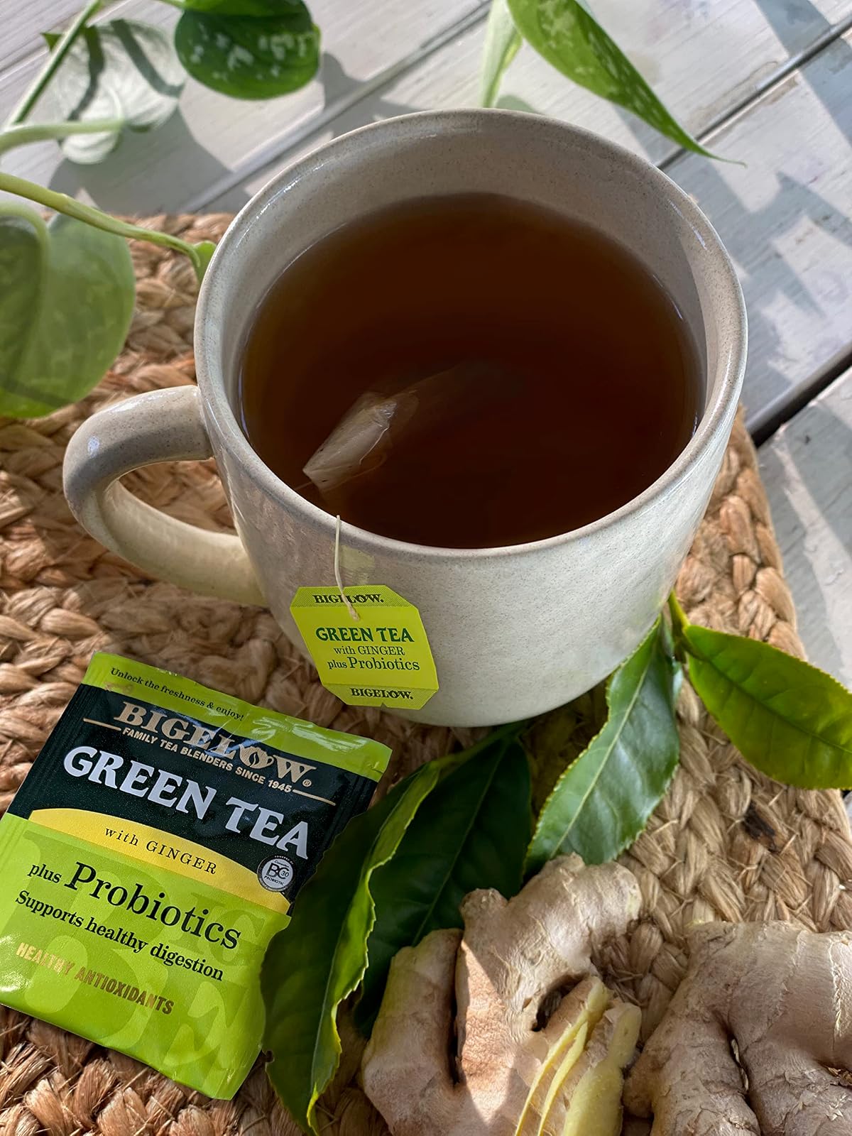 probiotic green tea for digestion
