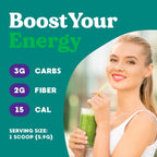 Probiotic greens powders for daily energy