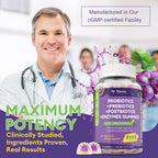 probiotic gummies for a balanced microbiome