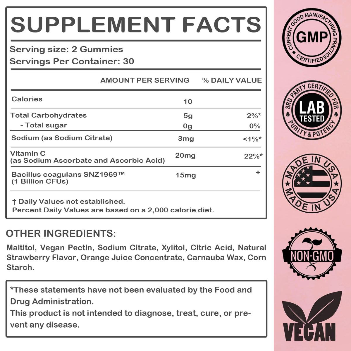 probiotic gummies for balanced flora