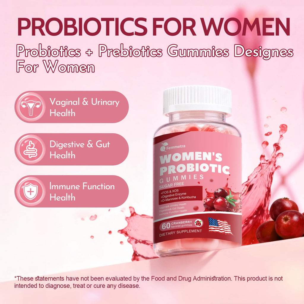 Probiotic gummies for bloating relief