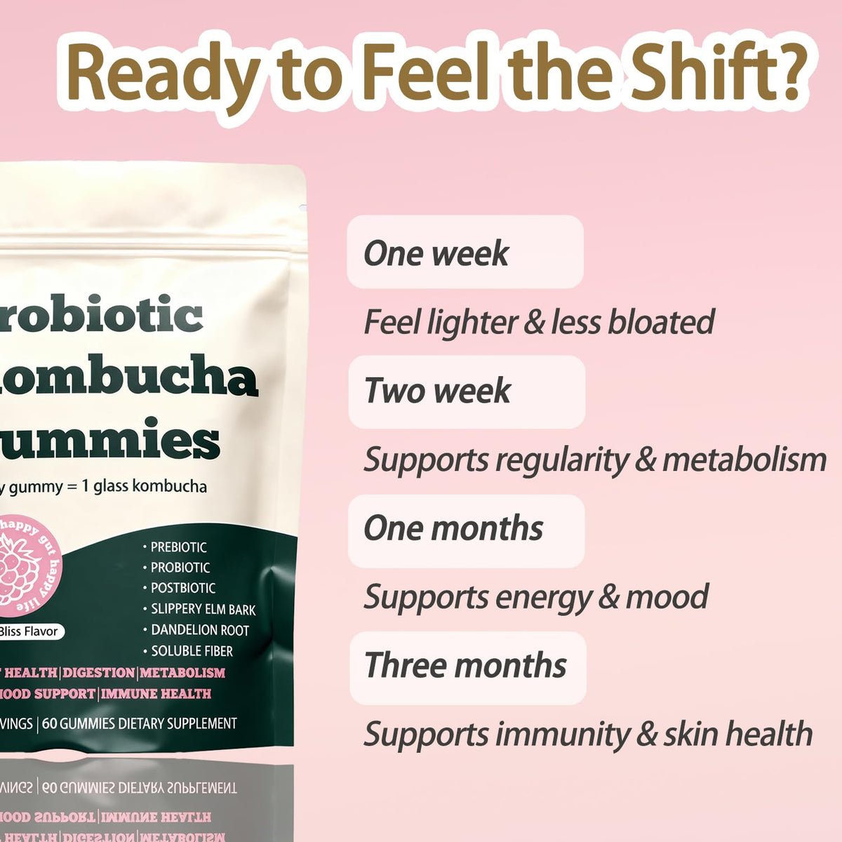 Probiotic gummies for daily wellness
