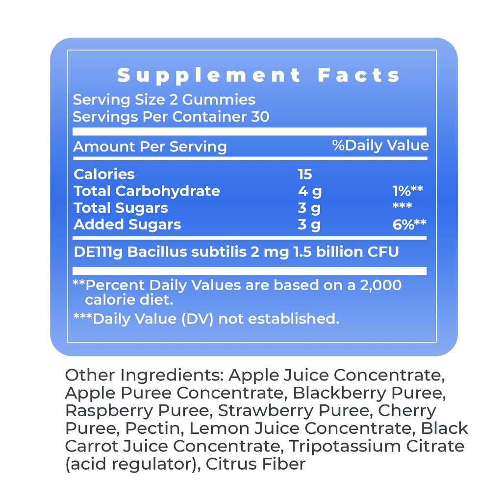 probiotic gummies for overall health