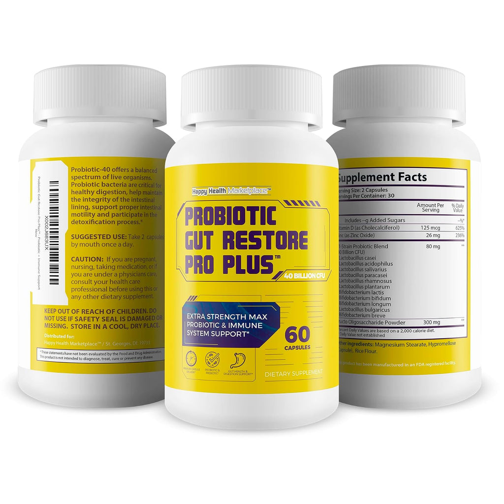 Probiotic Gut Restore immune support supplement
