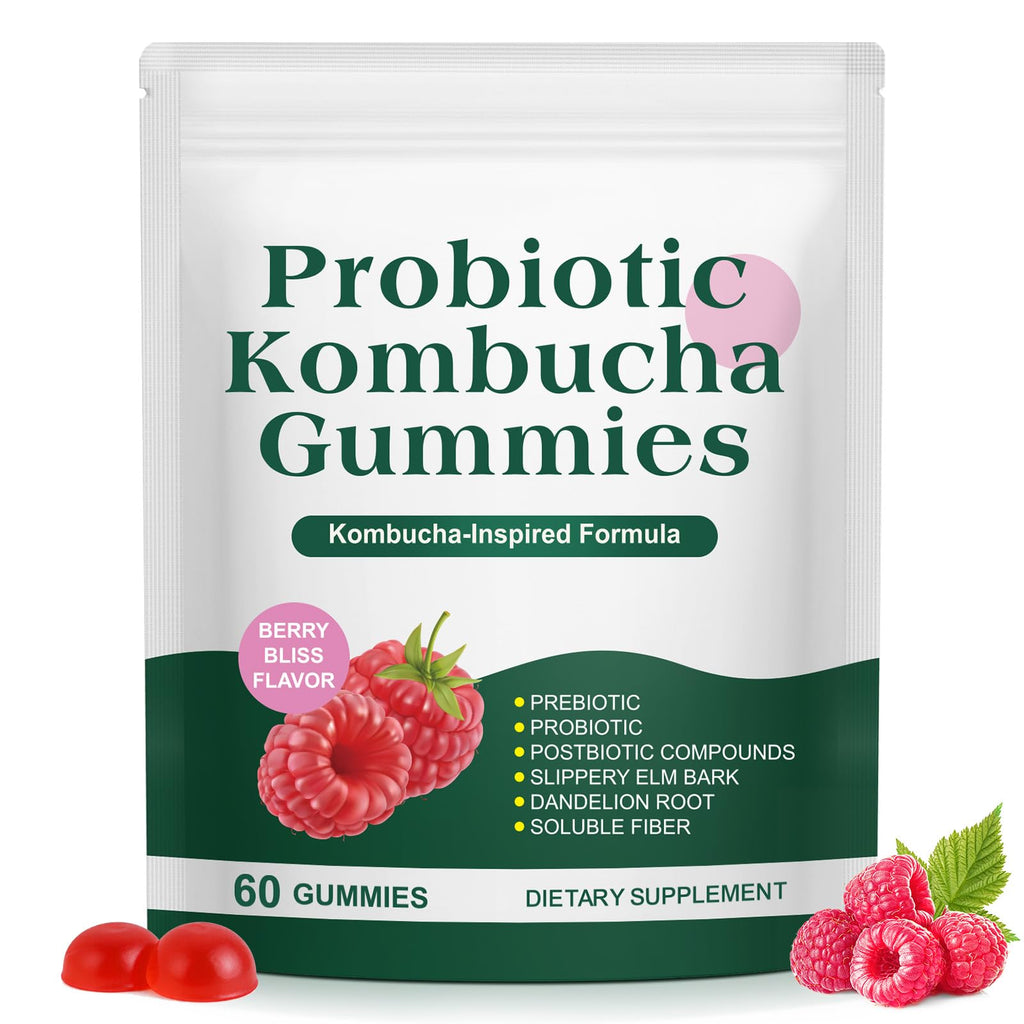 Probiotic kombucha gummies for digestion