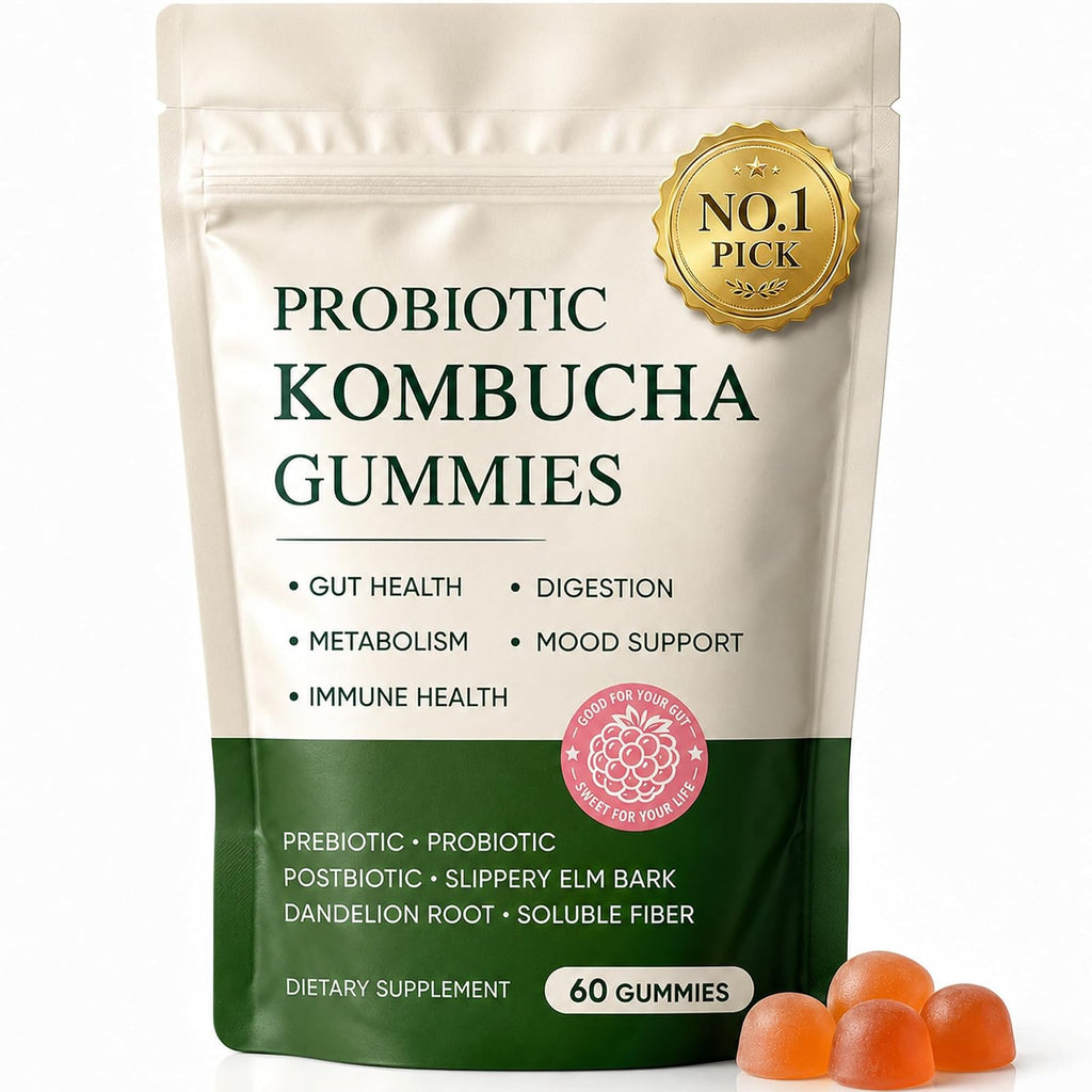 Probiotic Kombucha gummies for gut health