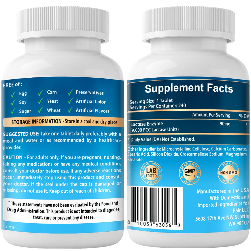 probiotic lactase enzyme benefits