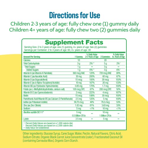 probiotic multivitamins for kids health